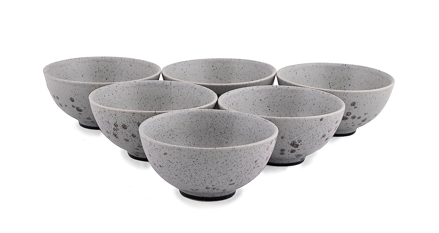RAW Grey Veg Bowl Set-6 Pcs. – Hitkari Potteries