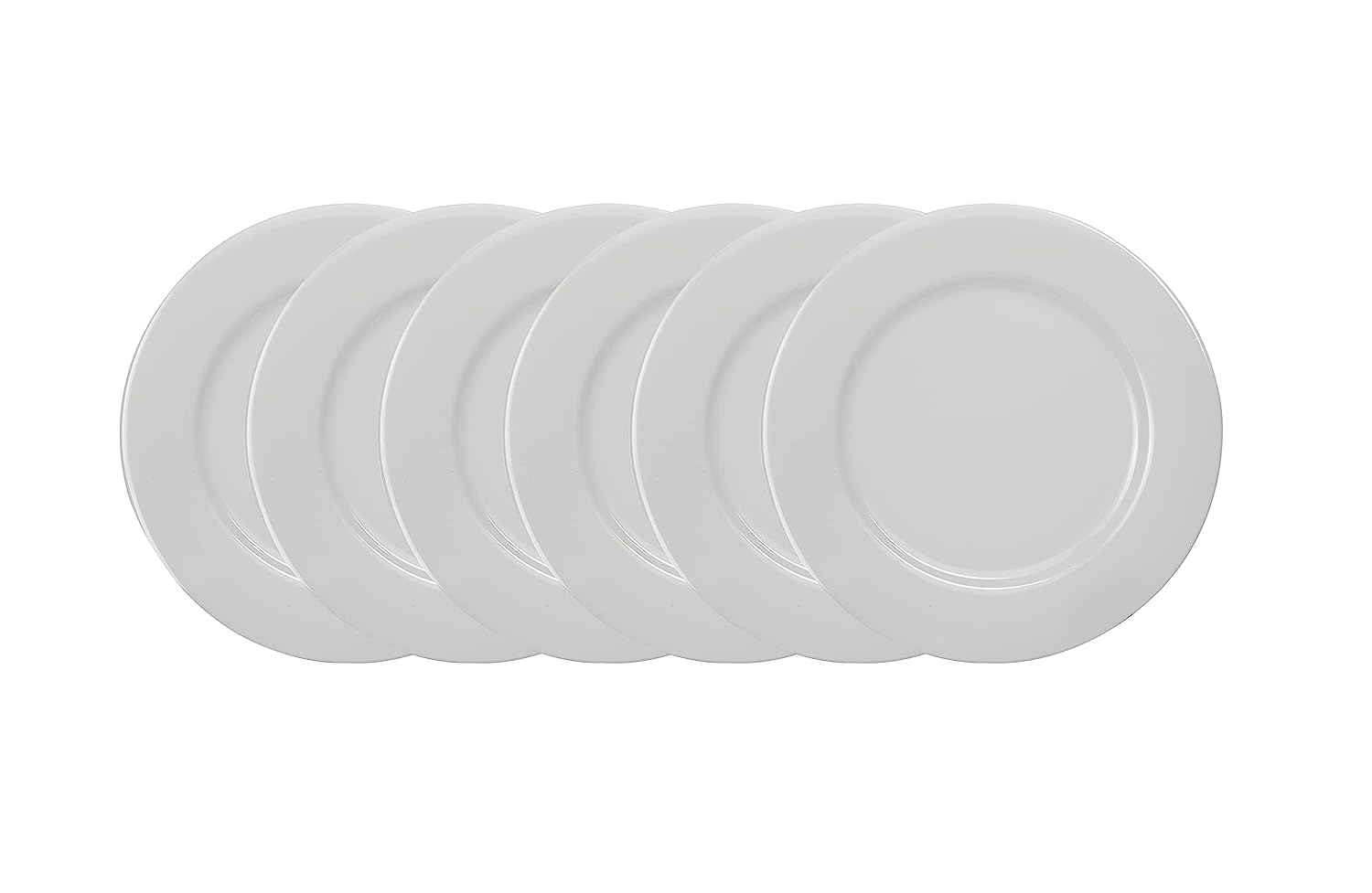 Porcelain Side Plate Plain White 23Cm, Set of 6 cm – Hitkari Potteries