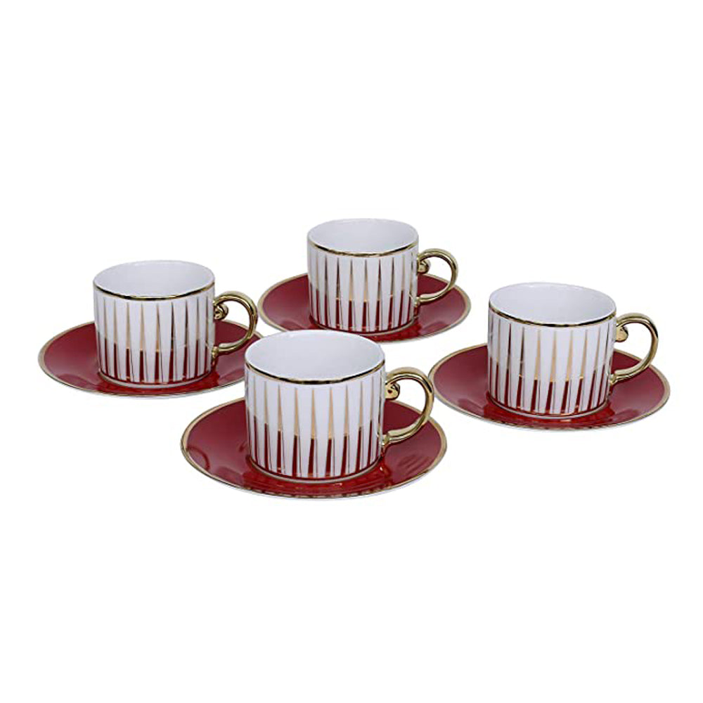 CUP AND SAUCER SET OF 4 – Hitkari Potteries