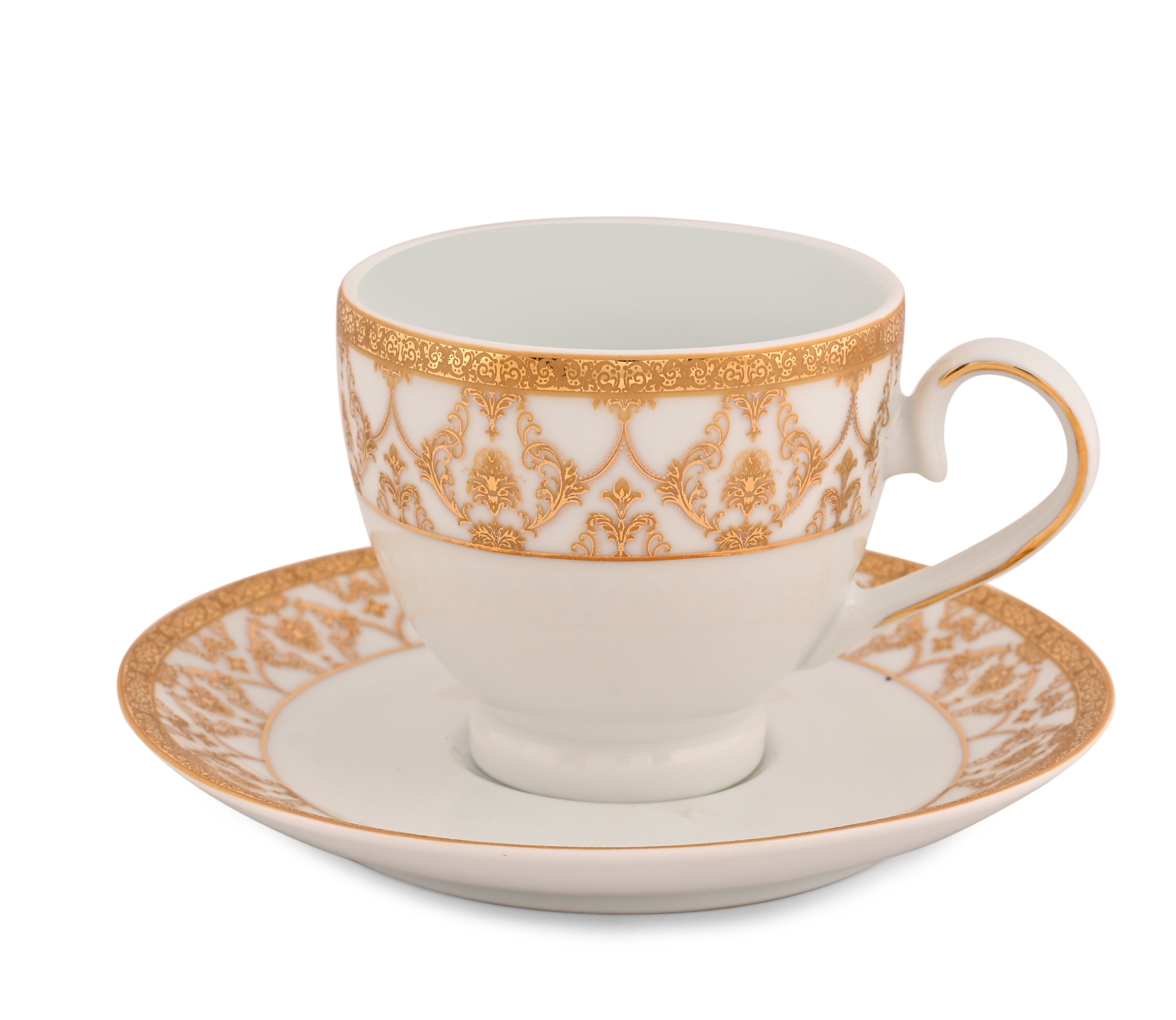 Golden Glory Cups & Saucer 12 pcs – Hitkari Potteries