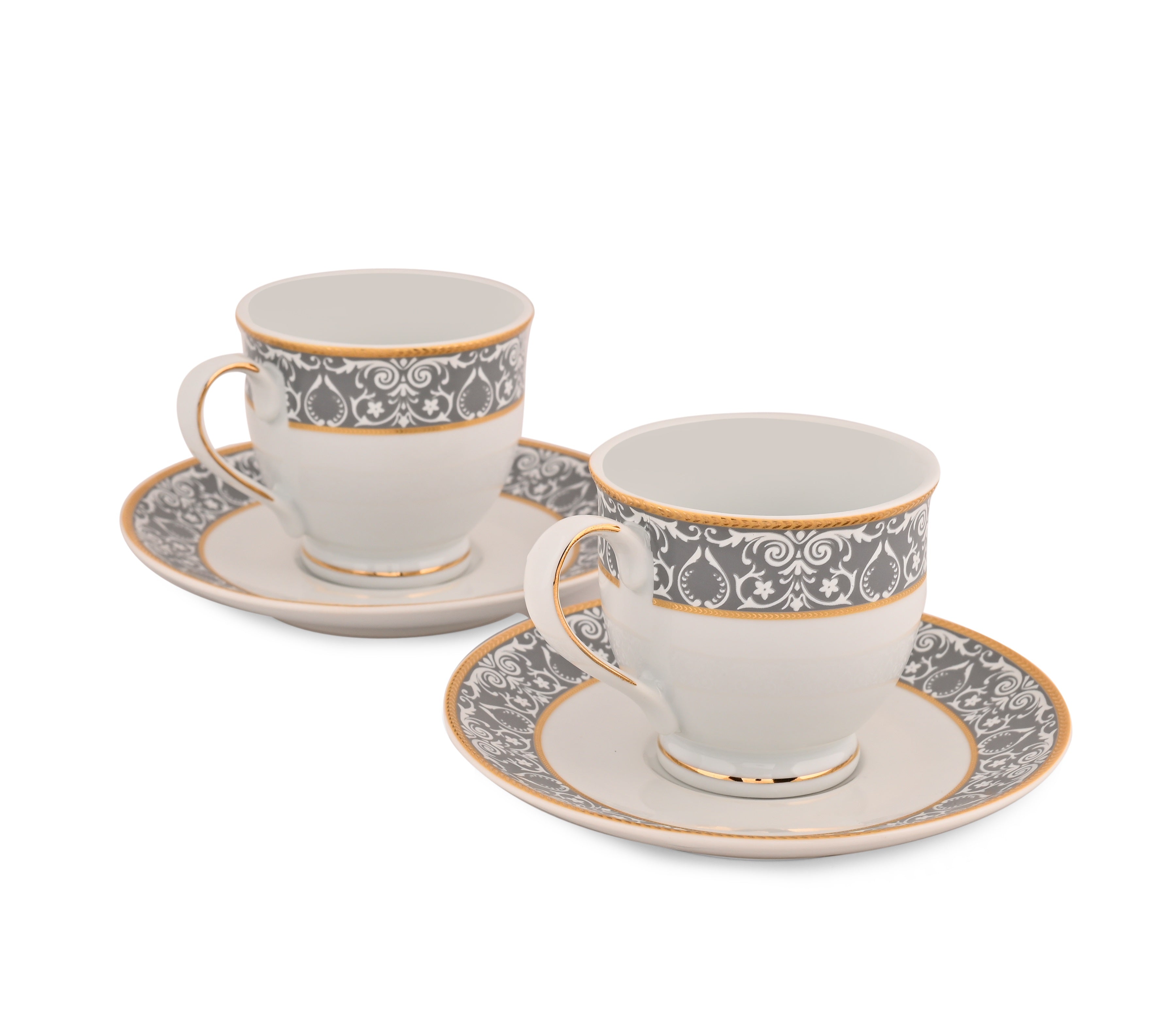 VERONA - 12 PC. CUP AND SAUCER SET – Hitkari Potteries