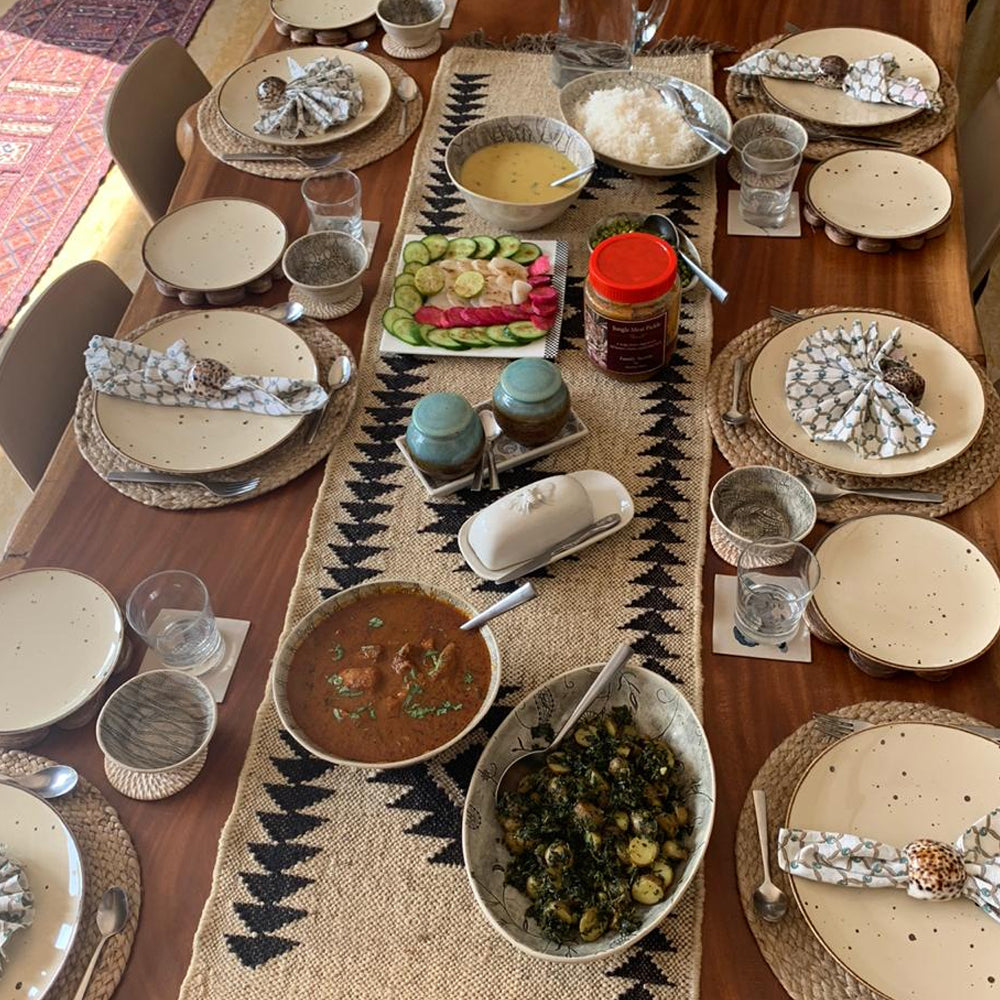 SAHARA SAND - 18 PC. DINNER SET – Hitkari Potteries