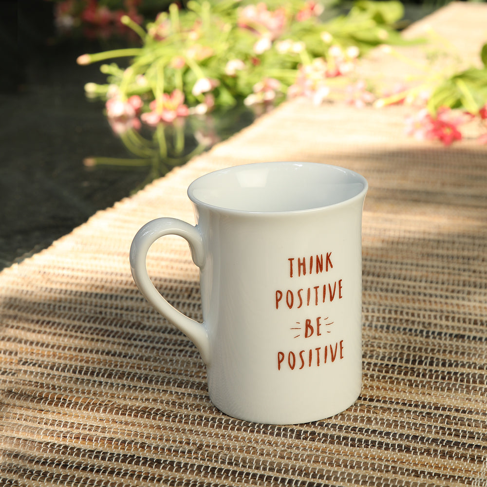 THINK POSITIVE - 2 PC. MUG SET – Hitkari Potteries